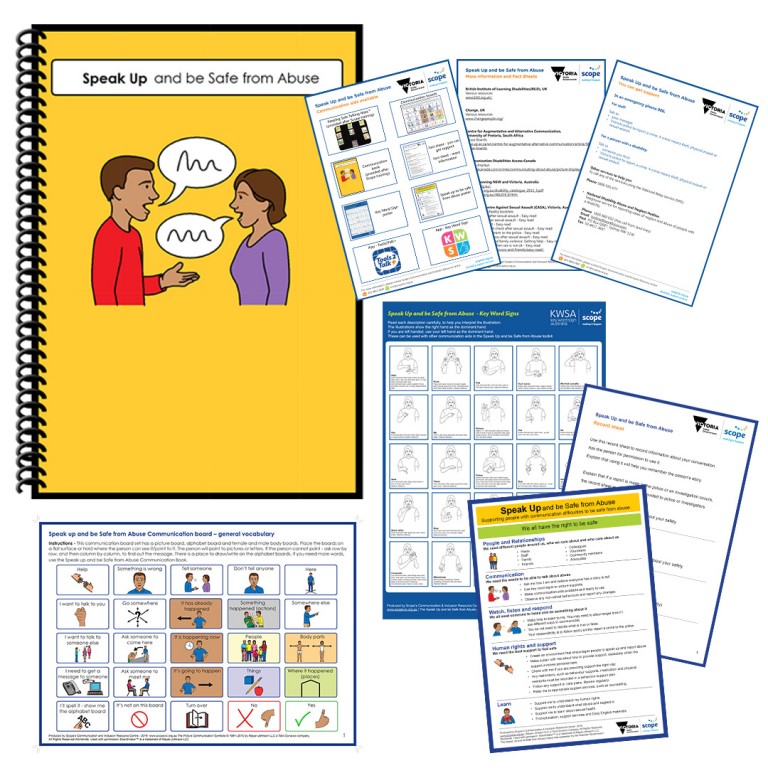 Sample PODD™ Communication Book - Scope Australia - Scope Australia