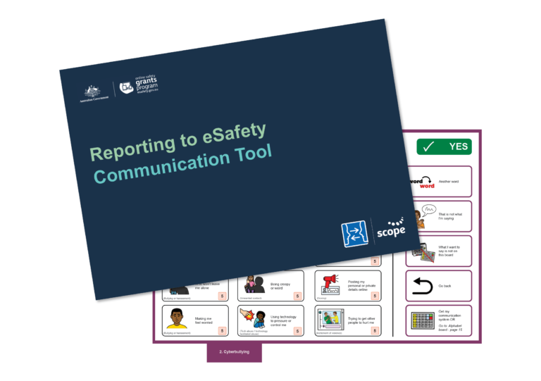 Reporting to eSafety Communication Tool - Scope Australia - Scope Australia
